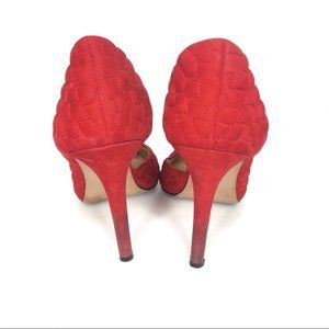 Jessica Simpson | Shoes | Jessica Simpson Caldas Quilted Red Leather ...